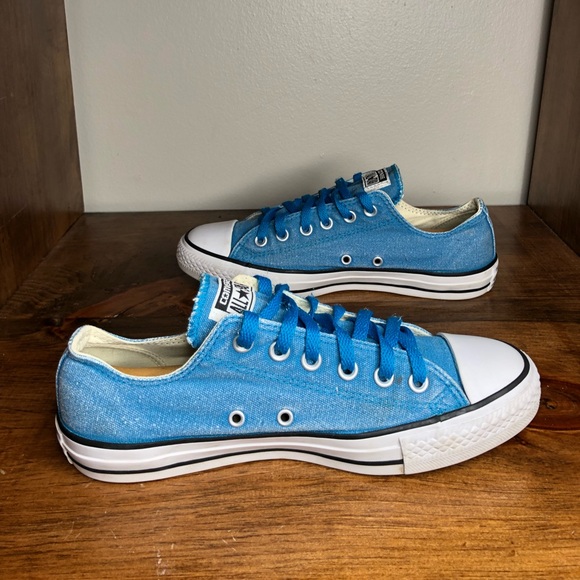 Converse | Shoes | Converse Blue Chuck Taylor Sneakers 9 | Poshmark